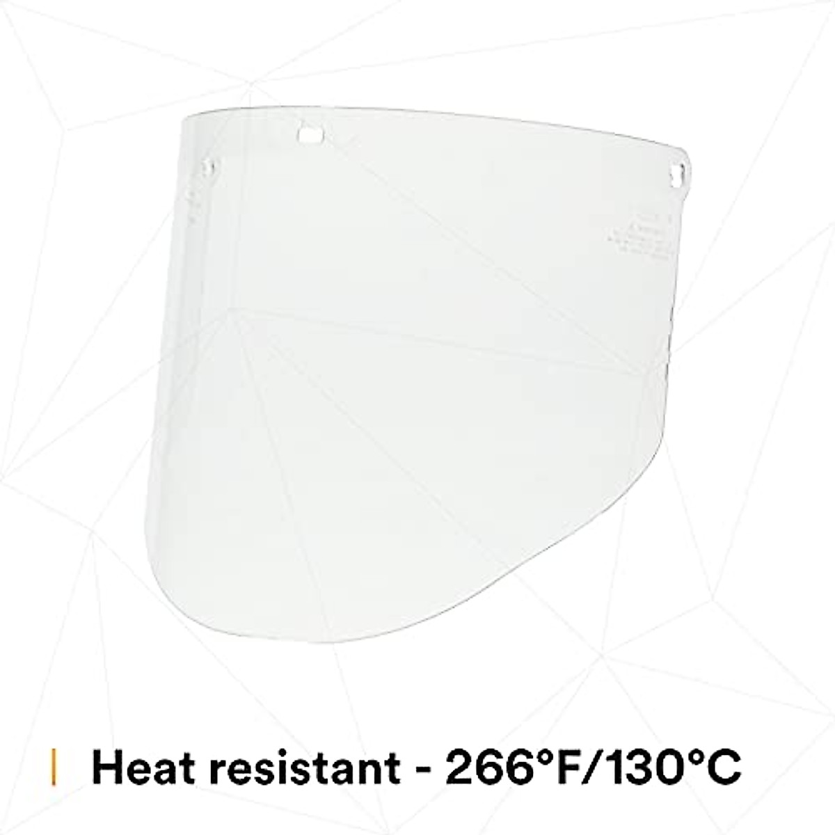 3M Clear Polycarbonate Faceshield WP96, 82701-00000, Molded