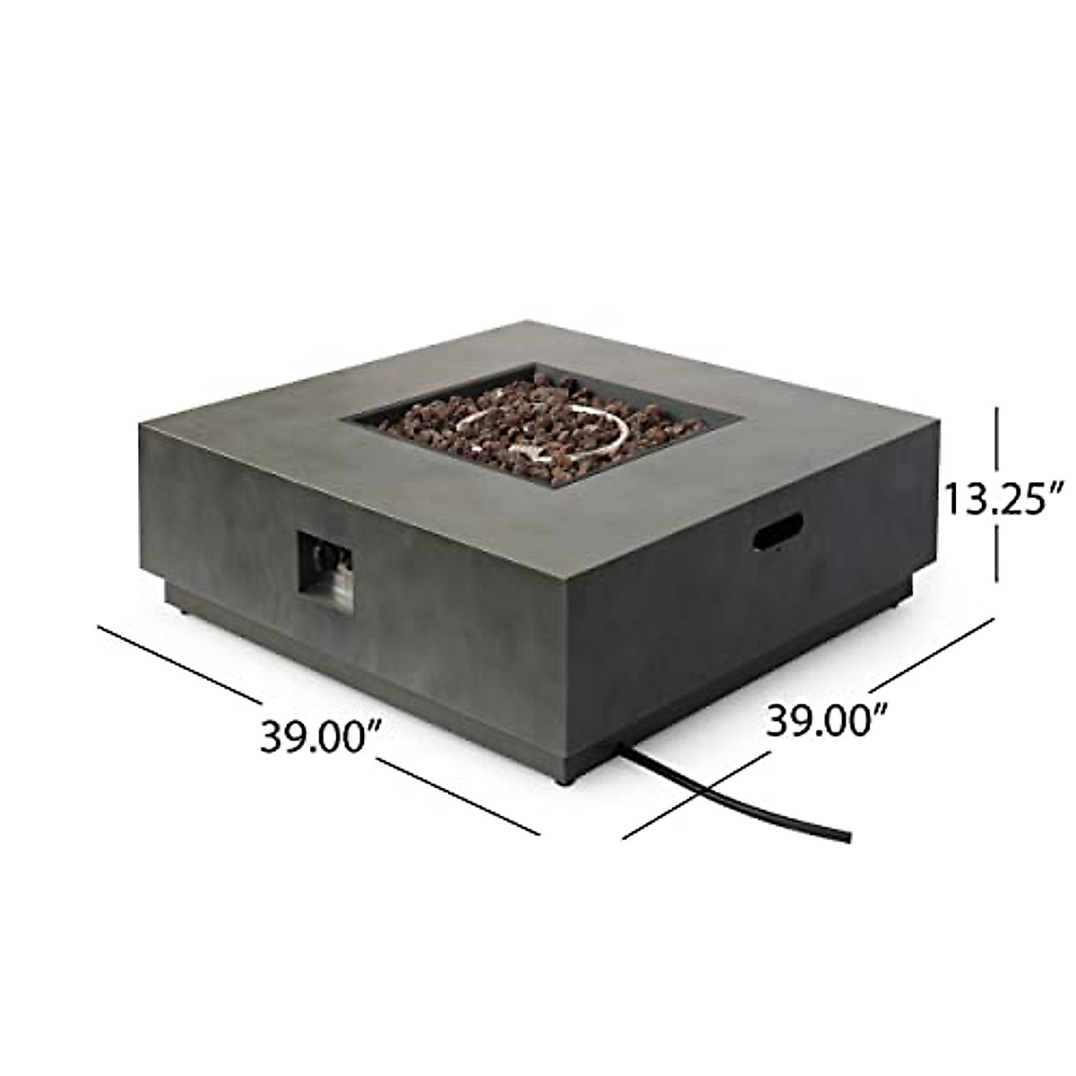 Christopher Knight Home 317514 Wellington Fire Pit, Concrete Finish
