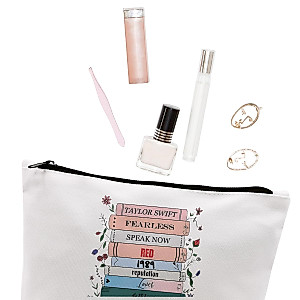 Version Makeup Bag Travel Toiletry Bag for Women Music Lover Gift TS Fans Song Lyrics Gift Singer Merchandise for Fans Friends Daughter Girls Sister, Friendship Birthday Christmas Gift Ideas-5