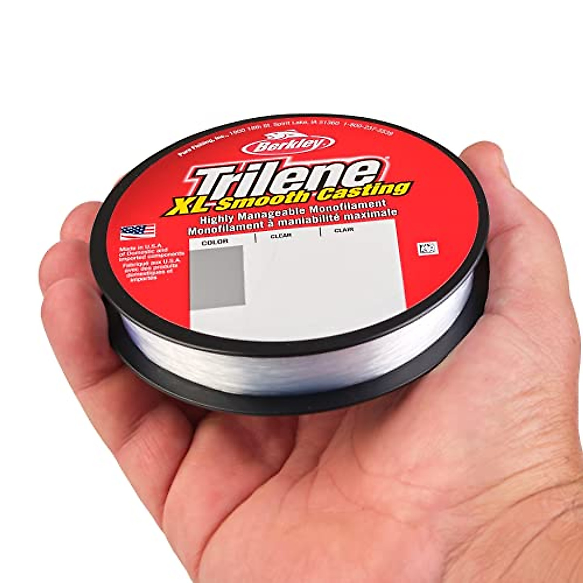 Berkley Trilene® XL®, Clear, 14lb | 6.3kg, 300yd | 274m Monofilament Fishing Line, Suitable for Freshwater Environments
