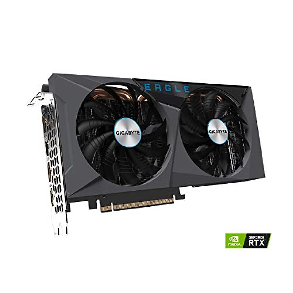 GIGABYTE GeForce RTX 3060 Eagle OC 12G Graphics Card, 2X WINDFORCE Fans, 12GB 192-bit GDDR6, GV-N3060EAGLE OC-12GD Video Card (Renewed)