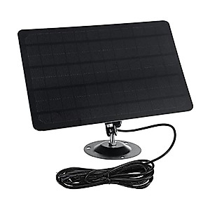 PENCHEN 10W 5V Micro USB Solar Panel 2000mAh 360-degree Rotation Waterproof Wall Mounted Monocrystal Silicon Solar Plate for USB Camera