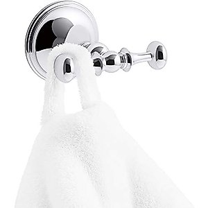 Kohler K-26525-CP Decorative Towel Hook, Polished Chrome