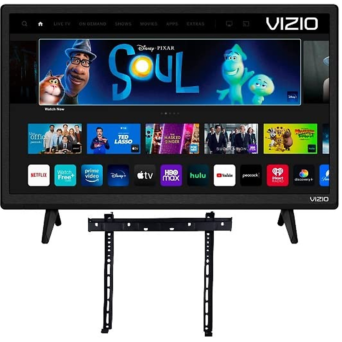 VIZIO 24" Inch Class D-Series LED 720P Smart TV Apple AirPlay 2 and ...