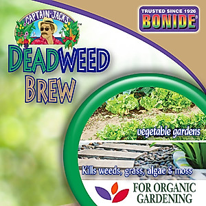 Bonide Captain Jack's Deadweed Brew, 128 oz Ready-to-Use, Controls All Types of Weeds and Grasses, For Organic Gardening