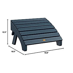 highwood AD-OTL1-NBE Adirondack Folding Ottoman, Nantucket Blue