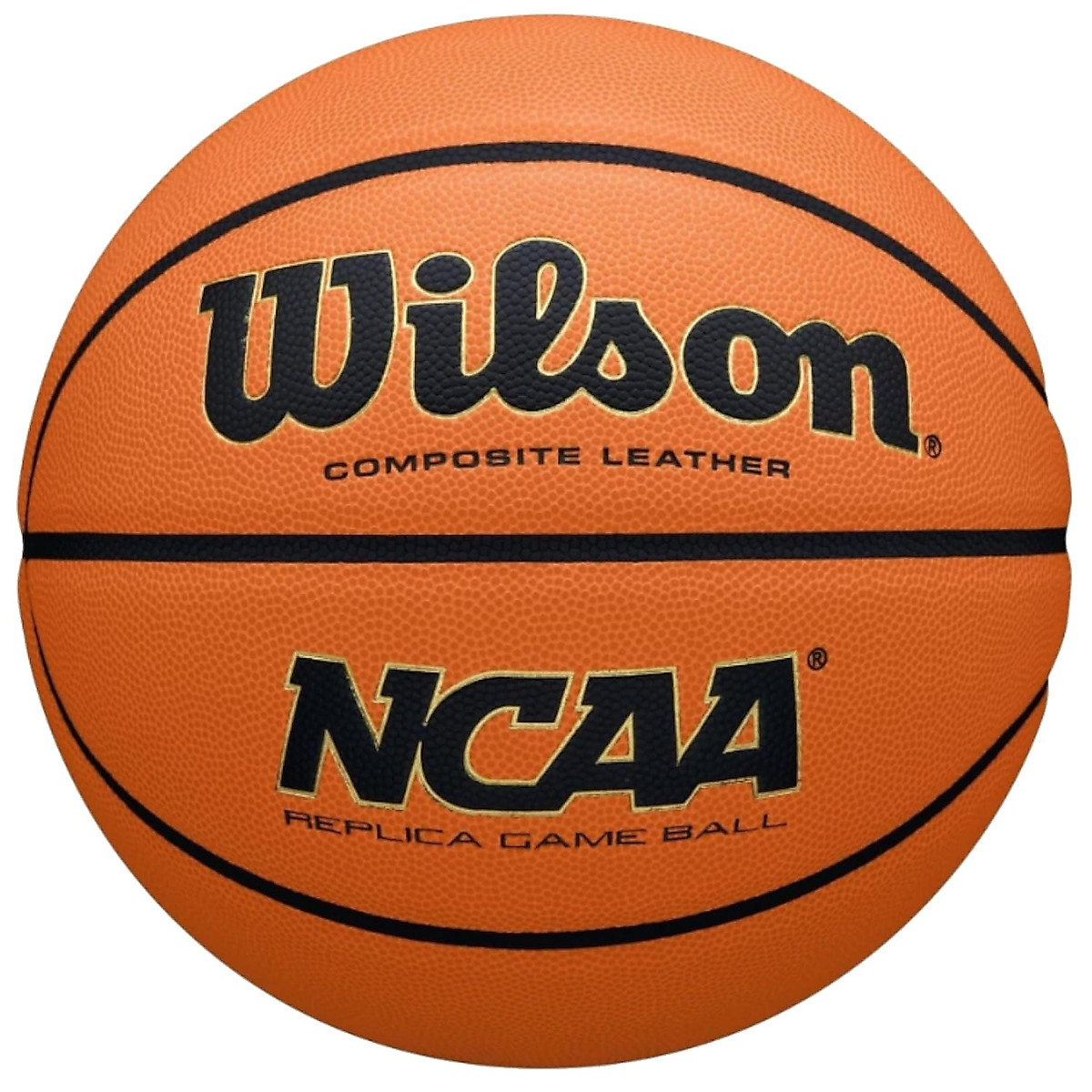Wilson NCAA Evo NXT Replica Basketball - Size 7 - 29.5", Orange