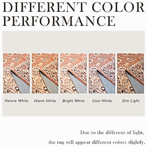 Lbris Washable 8x10 Rugs - Non-Slip Area Rugs for Living Room, Dining Room, Bedroom - Soft Thick Non-Shedding Stain Resistant Faux Wool Large Vintage Farmhouse Area Rugs