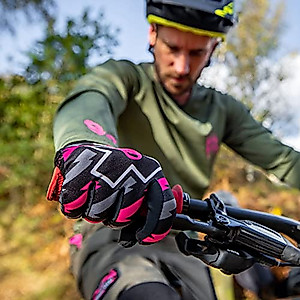 Muc Off Bolt MTB Gloves, L - Slip-On Cycling Gloves for MTB/BMX/Gravel/Road Bikes - Touch Screen Compatible Mountain Bike Gloves for Men and Women