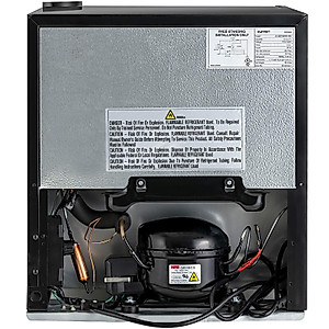 KUPPET Mini Fridge Cooler - 62 Can Beverage Refrigerator Glass Door for Beer Soda or Wine, Glass Door Small Drink Dispenser Machine Clear Front Removable for Home, Office or Bar, 1.6Cu.Ft