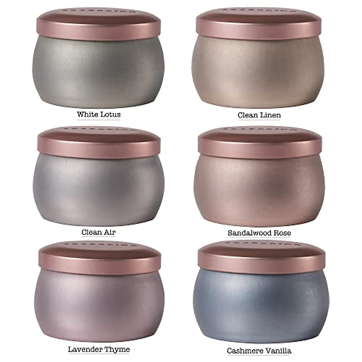 Cocorrína Scented Candles Gifts for Women - 6 Pack/ 3.8oz Soy Wax Candles Home Scented Gifts Sets for Birthdays, Thanksgiving, Christmas - Home Decor, Yoga （Aromatherapy）