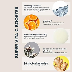 NuFACE Super Vita-C Booster Serum – Dark Spot Diminishing Face Serum for Facial Toning Device, 1 Fl Oz