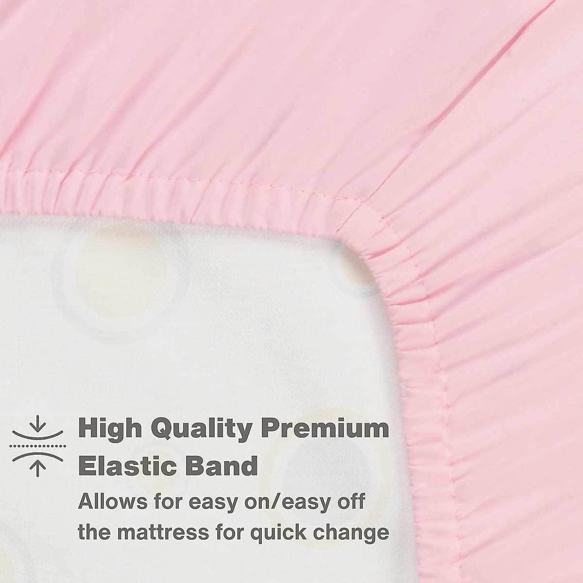 EVERYDAY KIDS 2 Pack Fitted Girls Crib Sheet, 100% Soft Breathable Microfiber, Baby Sheet, Fits Standard Size Crib Mattress 28in x 52in, Nursery Sheet - Unicorns/Hot Pink