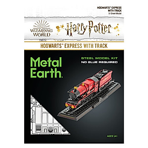 Metal Earth Harry Potter Hogwarts Express with Track 3D Metal Model Kit Fascinations
