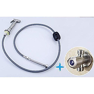 JIYTG Toilet Brush Bidet Douche Set Shower Head Toilet Spray Head Hygiene Bidet Toilet Spray Gun Set Companion Booster Nozzle