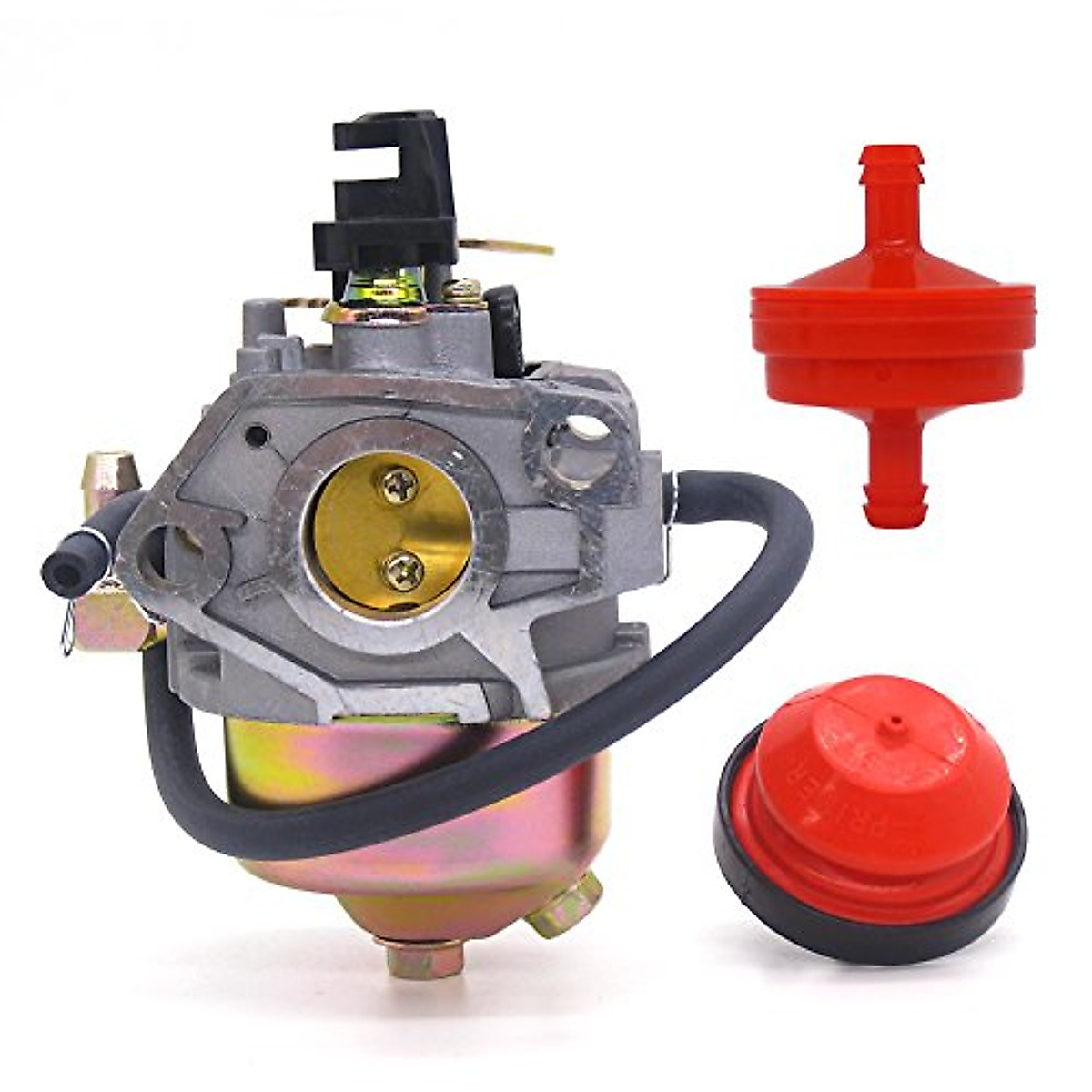 FitBest Carburetor with Primer Bulb Fuel Filter for Cub Cadet MTD Troy-Bilt Snowblower 751-11303, 951-14023A, 951-11303, 951-11303A Carb