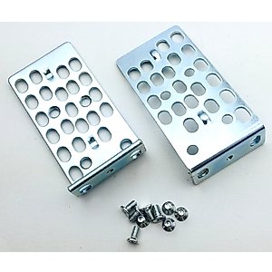 RW RoutersWholesale 19" (1RU) Rack Mount Kit Compatible with Cisco 3560-X/3750-X Series, C3KX-RACK-KIT-19