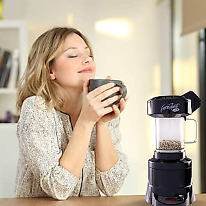Fresh Roast SR800 Automatic Coffee Bean Roaster - Roast Coffee At Home - Variable Heat Settings - Convection Fan Control - Digital Status Display - Speed Roasting System - The Freshest Roast On Earth