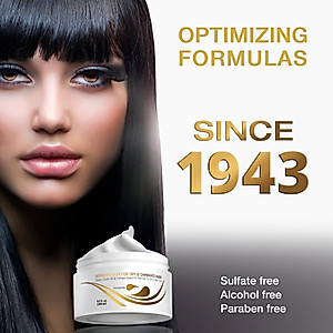 Vitamins Keratin Hair Mask Deep Conditioner - Biotin Protein with Castor Oil Conditioning Repair Treatment for Thick Dry Damaged or Color Treated Curly Wavy and Straight Coarse Hair