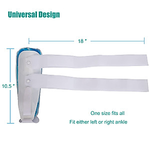 KOMZER Ankle Brace Stirrup Ankle Splint Stabilizer Support for Sprains, Tendonitis, Reduce Ankle Swelling and Inflammation, Injury Protection and Arthritis Pain (Gel Pads) Reduce Ankle Swelling