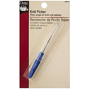 Dritz Latch Hook for Snags, 3-Inch, Knit Picker, Blue
