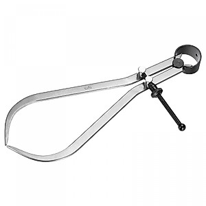 uxcell Spring Outside Caliper 9 Inch Stainless Steel Adjustable Spring Caliper Bent-Leg for Wood Turning Lathe Projects