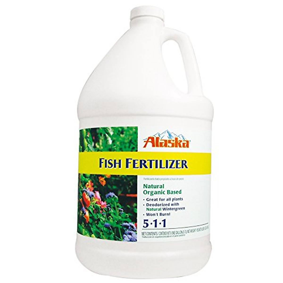Alaska Fish Emulsion Fertilizer 5-1-1 Concentrate 1 Gallon
