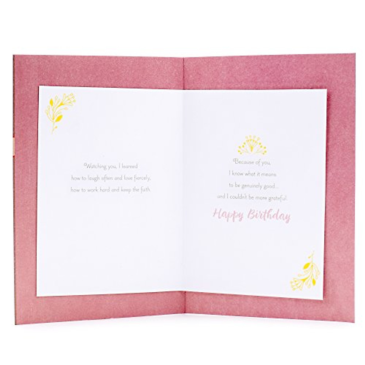 Hallmark Mahogany Birthday Greeting Card for Mother (Love, Peace, Joy, Blessed) (0399RZD2049)