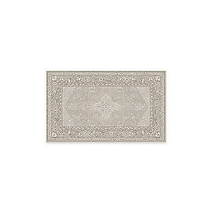RUGGABLE Maral Heriz Washable Rug - Perfect Vintage Area Rug for Living Room Bedroom Kitchen - Pet & Child Friendly - Stain & Water Resistant - Creme 3'x5' (Standard Pad)