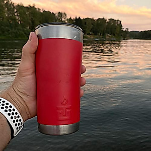 Tempercraft 20 oz Vacuum Insulated Tumbler w/Lid and Laser Engraved Customization Options - Stainless Steel, Double-Walled Travel Mug (Aqua - Blank)