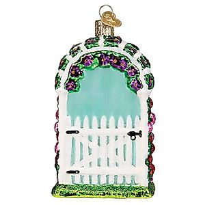 Old World Christmas Ornaments Garden Trellis Glass Blown Ornaments for Christmas Tree