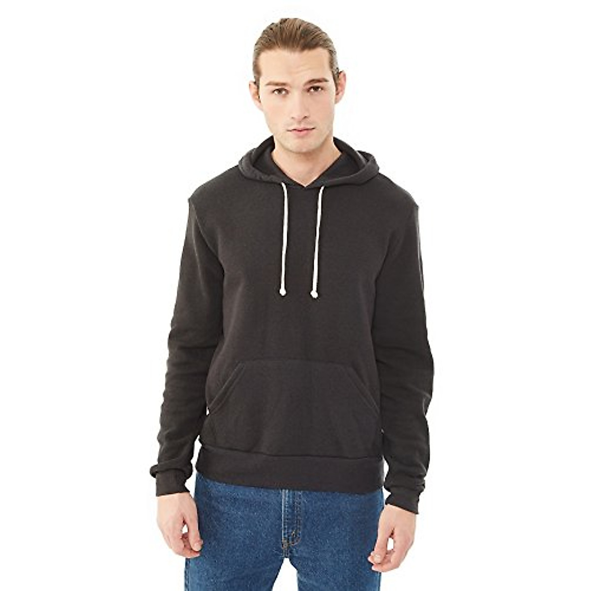 Alternative Men's Challenger Pullover Hoodie, Eco True Black, Large