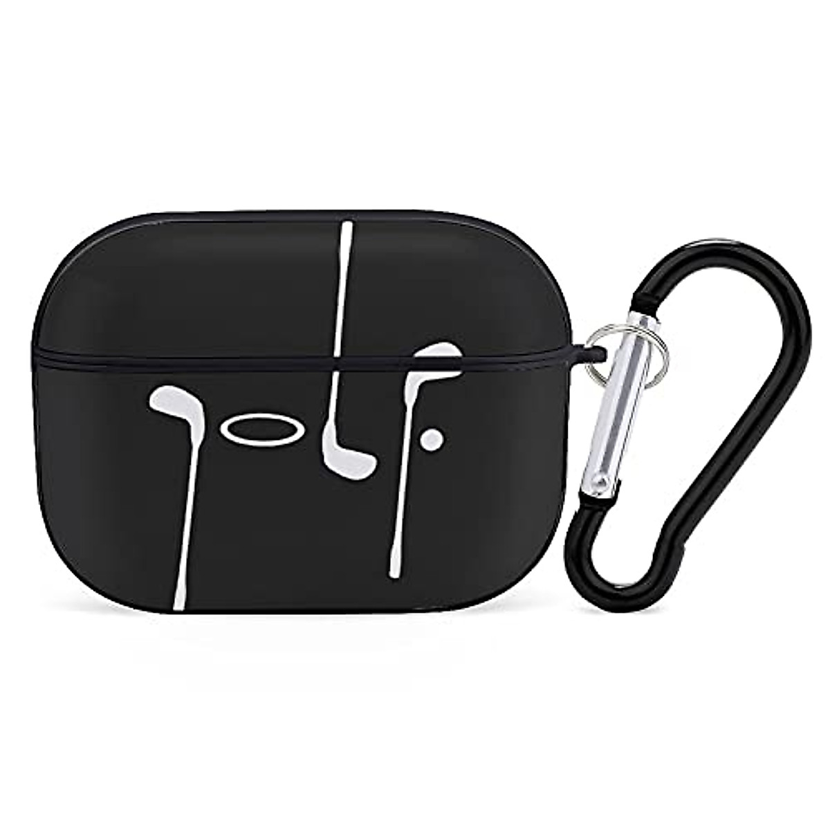 Golf Lover Airpods Case Cover for Apple AirPods Pro Cute Airpod Case for Boys Girls PC Hard Silicone Protective Skin Airpods Accessories with Keychain