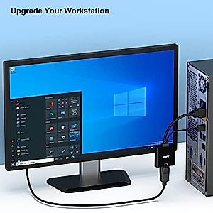 HDMI to DisplayPort, BENFEI HDMI to DisplayPort Adapter Resolution Up to 4K@60Hz Compatible with Laptop, Xbox 360 One, PS4 PS3 HDMI Device - HDMI Input to DisplayPort Output