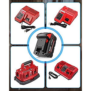 6.0Ah Replacement Battery Compatible with Milwaukee 18 Volt Battery 18V XC M-18 48-11-1820 48-11-1850 48-11-1815 48-11-1852 48-11-1822 48-11-1828 48-11-10 48-11-1811 48-11-1840 Cordless Power Tools