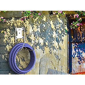 JBscoop Large Stainless Steel Hose Holder, Heavy Duty Hose Hanger