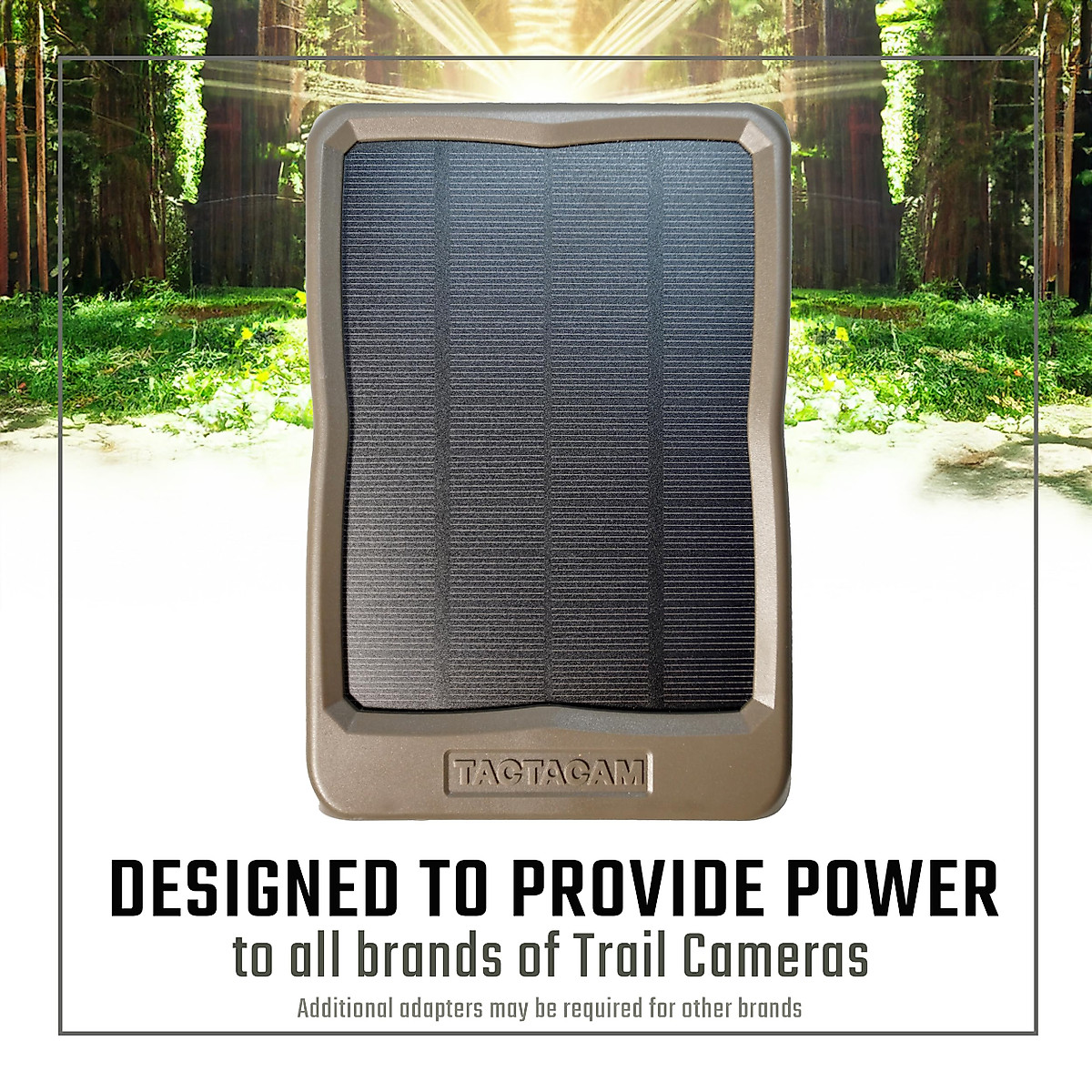 TACTACAM Reveal External Solar Panel for All Reveal Cellular Trail Cameras X Pro, X 2.0, SK, XB, Gen 1 (Solar Panel)