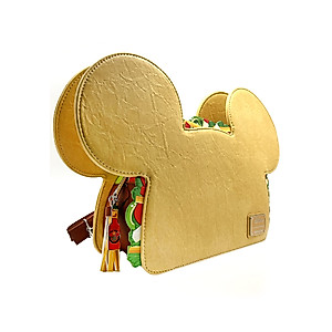 Loungefly X LASR Exclusive Disney Mickey Taco Convertible Mini Backpack Multicolor
