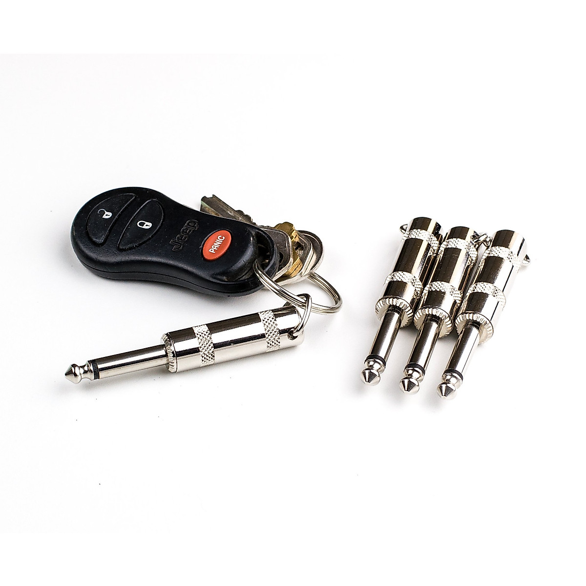 DropLight Ind. Handcrafted Guitar Amp Wall Mounted Key Holder with 4 Keychains (Hammer)