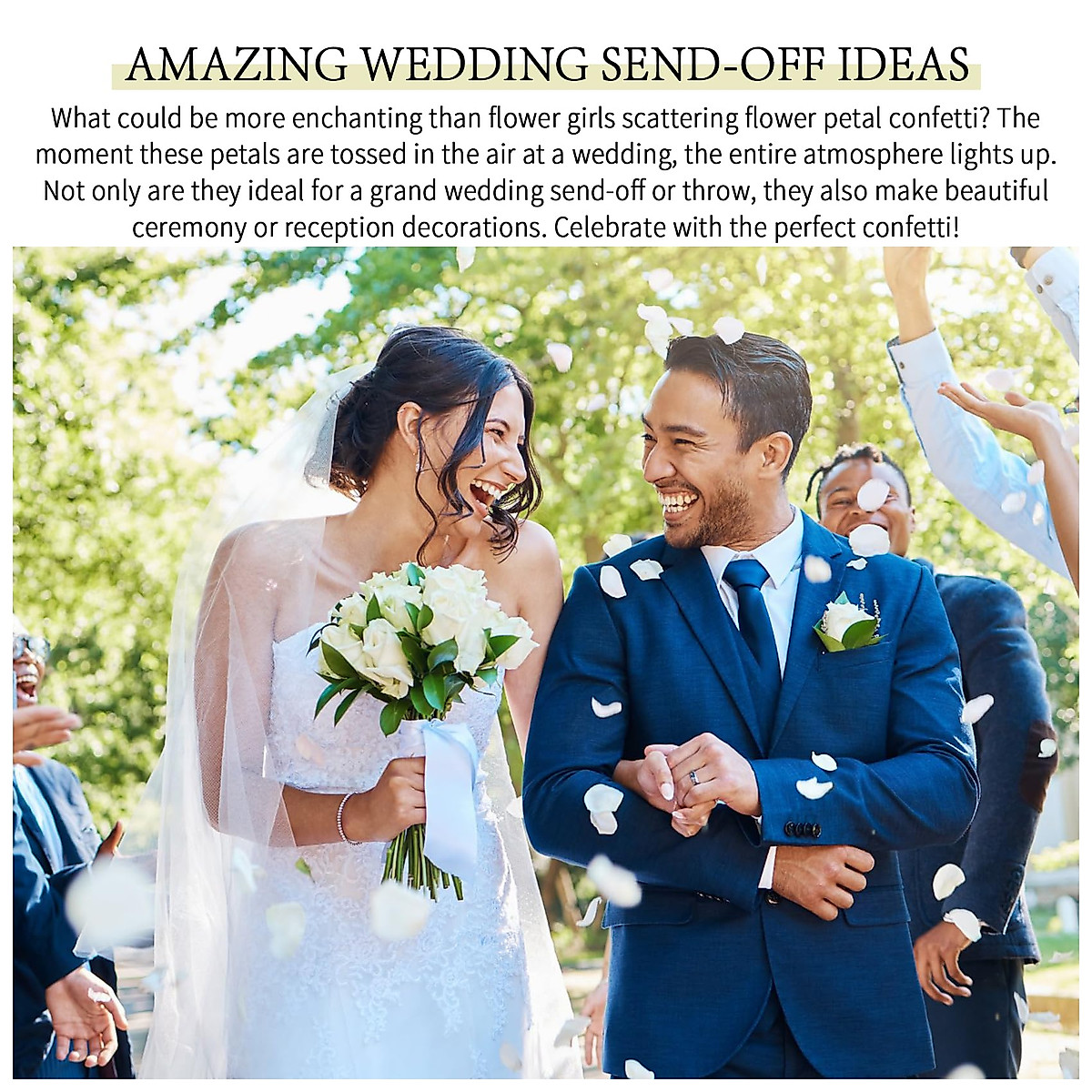 AIOMOB 50 Pcs Wedding Confetti Bags Throw Some Love Wedding Petal Toss Packets Glassine Wedding Flower Petal Packets for Wedding Send Off, Exit, Tosses