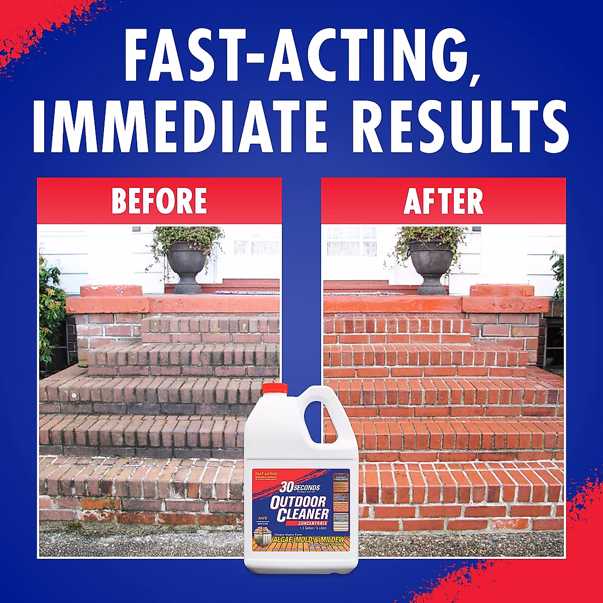 30 SECONDS Mold & Mildew Cleaner & Stain Remover Concentrate | 1 Gallon