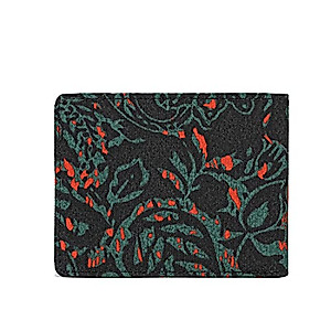 Lanyani Small Wallet for Women RFID Thin Wallet Bifold RFID (Print Paisley)