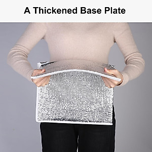 Bodaon 1PK Removable Hard Bottom for 23"W x 14"D Bag, XXX-Large Foldable Insulated Plate for Reusable Grocery Shopping Bags, Sturdy Supporter for Food Delivery Cooler Bag, Board for Catering Doordash