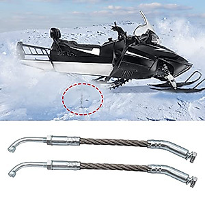Ice Scratchers Kit Compatible with All Reverse and Non-Reverse Gear Equipped Snowmobiles,Recommend for track heights 2-1/2"