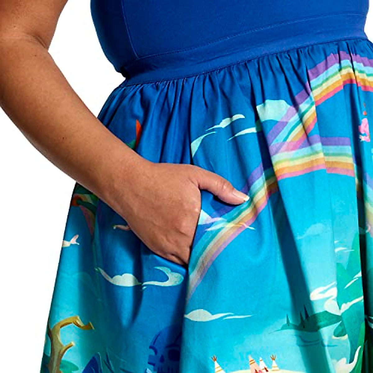 Loungefly Stitch Shoppe Disney Peter Pan - Neverland Scene Sandy Skirt - Size Large