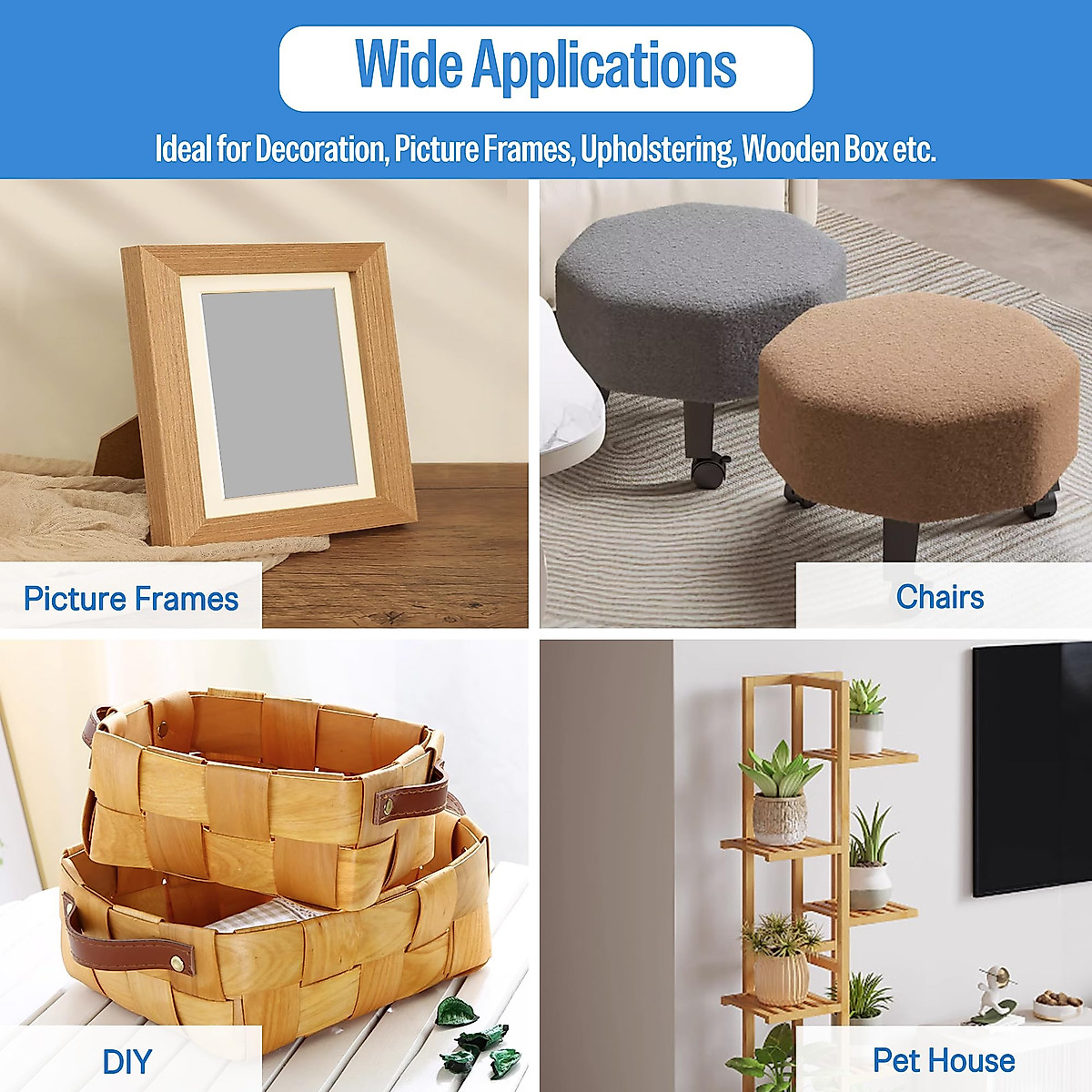 meite 20 Gauge 1/2-Inch (12.3mm) Crown 9/16-Inch Length Upholstery Staples for Staple Gun, Fine Wire Galvanized Staples for Carpet, Work Box, Cable, Shed (5,000 Pieces)