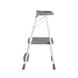 COSCO 2-Step Kitchen Stepper™ Adult Folding Step Stool, Kids Folding "Helper" (Steel/Resin)