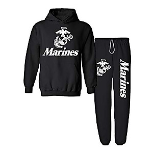 MEN'S UNITED STATES MARINES USMC HOODIE & SWEATPANTS SET XX LARGE