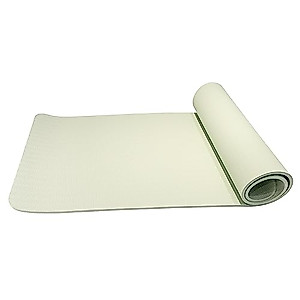 KS Premium Yoga Mat - TPE Material, Excellent Resilience, Non Slip, 72” x 24” Extra Thick 0.4"(10 mm) with Carrying Strap