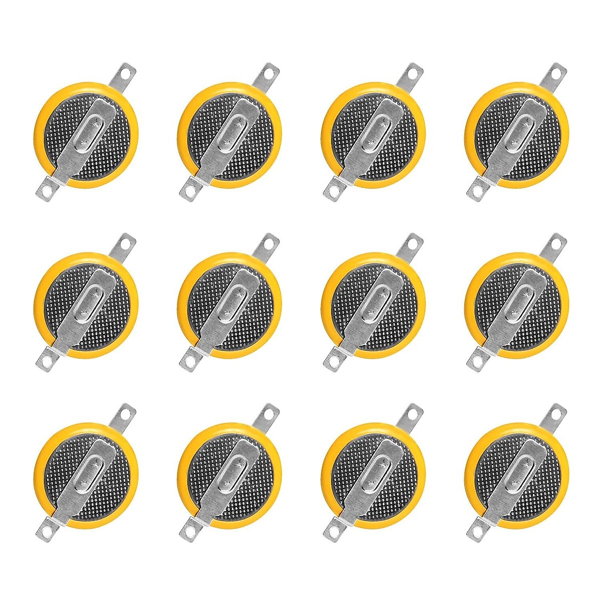 12 Pack CR1616 Battery, CR1616 3V Button Cell Lithium Battery with Solder Tabs for for Pokemon, Gameboy Color, GameBoy Advance Game Battery Replacement